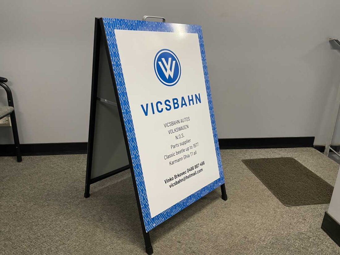 Free Standing A-Frame Stands & Signs | Gowans & Son Printers